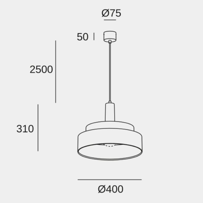 Modular Pendant Lighting - Keops Customisable Pendant - LedsC4